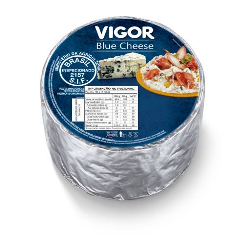 QUEIJO BLUE CHEESE VIGOR APROX. 3KG - 1757 - JCA FOODS | Distribuidor ...